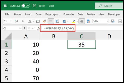 Average Number But Exclude Zeros 0 Excel Formula