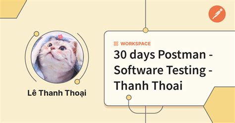 30 Days Postman Software Testing Thanh Thoai Postman Api Network