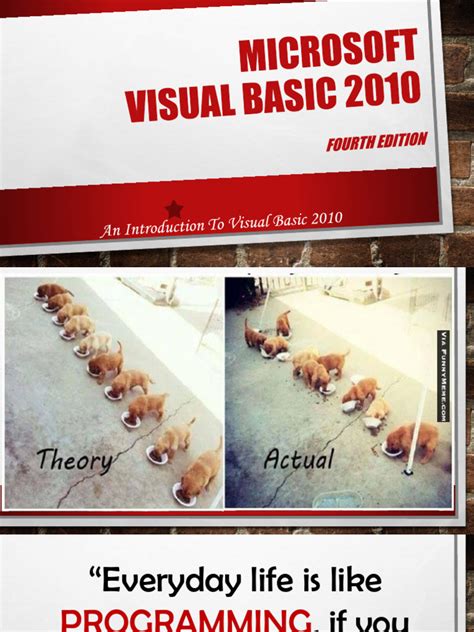 Visual Basic 2010 Introduction Pdf Window Computing Class Computer Programming