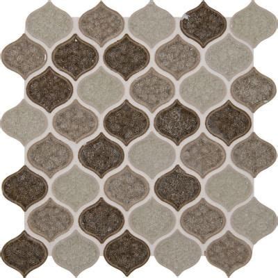 Msi Taza Blend 12 In X 12 In Glossy Glass Wall Tile 1 Sq Ft Each