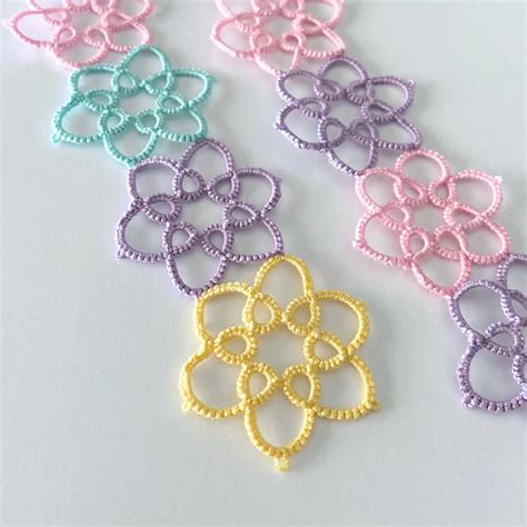 Free Flower Bookmark Tatting Pattern And Tutorial Needlesnbeadsnsweetascanbe