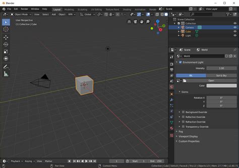 Environment Settings AMD Radeon ProRender