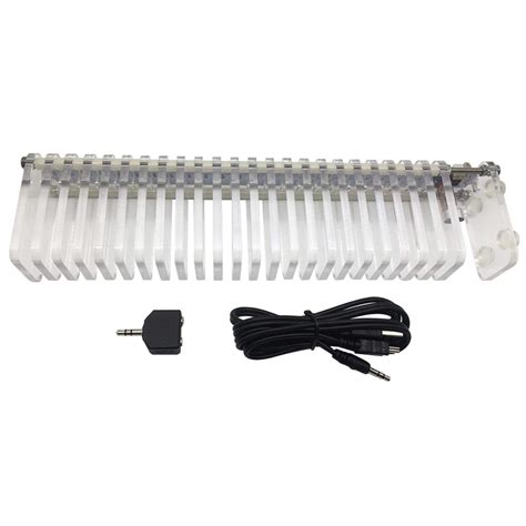 Buy POHOVE Music Audio Spectrum Analyzer Kit VU Meter Tower Led Crystal Cube Level Display