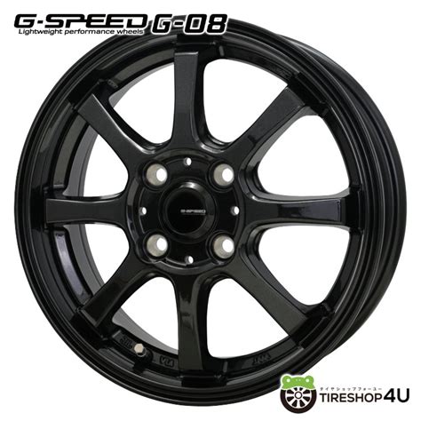 【楽天市場】【最大p10倍】12インチ G Speed G08 12x4 00b 4 100 43 メタリックブラック Gスピード G 08