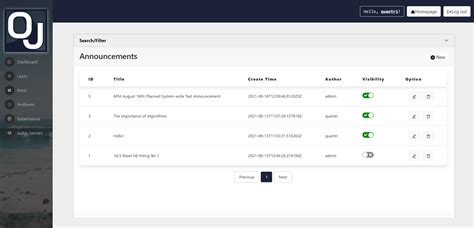Github Nvatuandonlinejudge An Online Judge Developed Using Reactjs As Frontend And Django