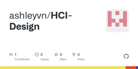 GitHub Ashleyvn HCI Design