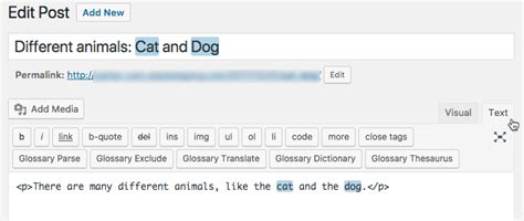 Tooltip Glossary Editor Tooltip Addon For Wordpress Creativeminds