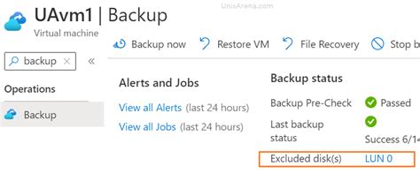 Exclude Disks From Azure Vm Snapshot Backup Unixarena