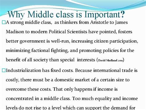 The Role Of Middle Class In Economic Growth