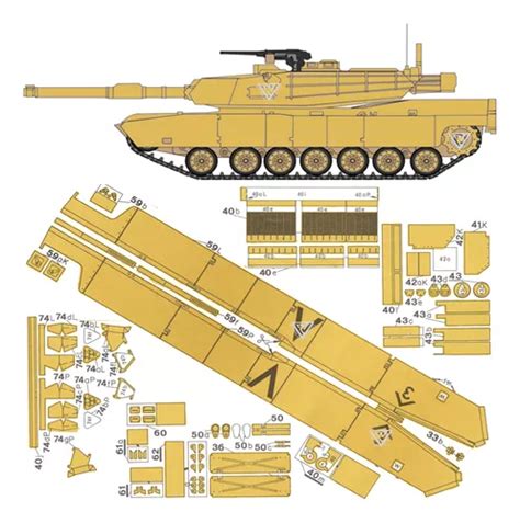 Tanque M1a1 Abrams Archivos Papercraft Retirar X Domicilio Mercadolibre