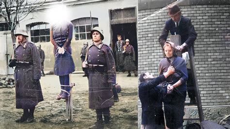 The Female Pole Hanging Executions Of World War 2 Full History