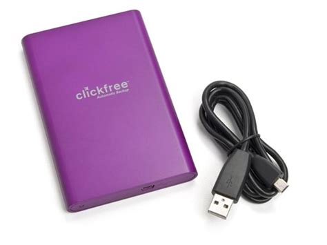 Clickfree C2 500gb Portable Backup Drive Special Edition