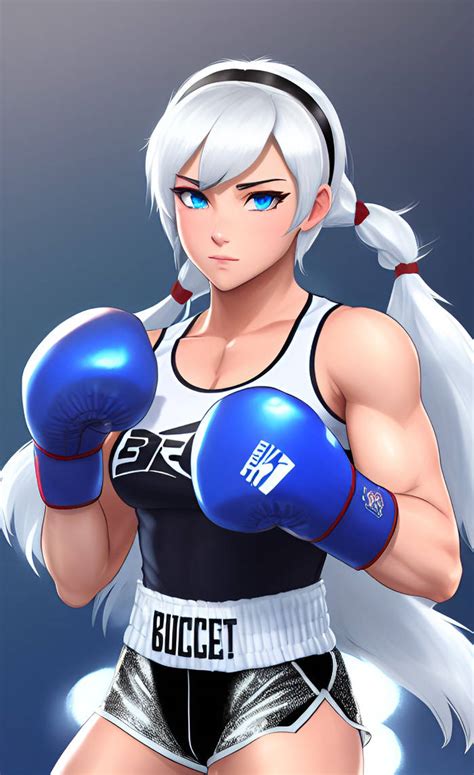 Boxing Weiss Schnee From Rwby By Solidwheel02 On Deviantart