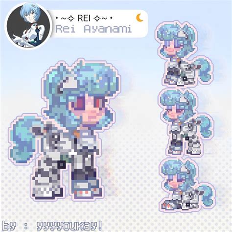 Rei Ayanami Pony Town Cosplay Ideas Ilustrasi Karakter Kuda Ilustrasi