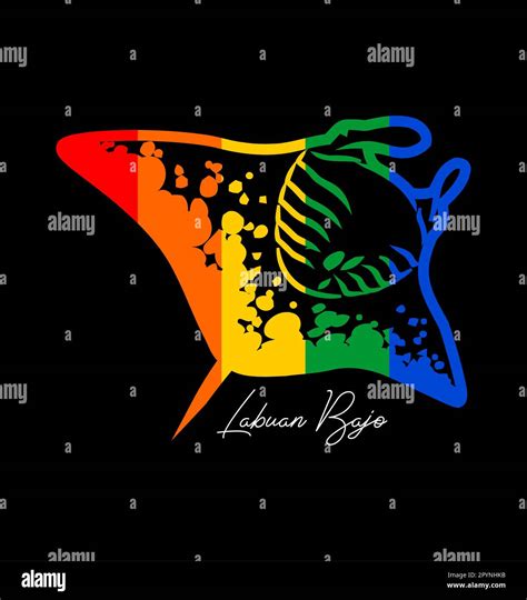 Labuan Bajo Island Indonesia Stock Vector Image And Art Alamy