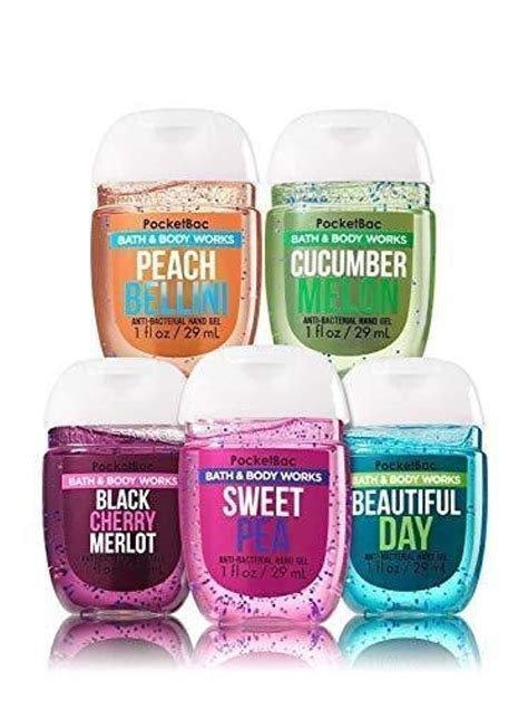 Bath And Body Works Pocketbac Bundle Of 5 Assorted Grab Bag Bundle Of 5