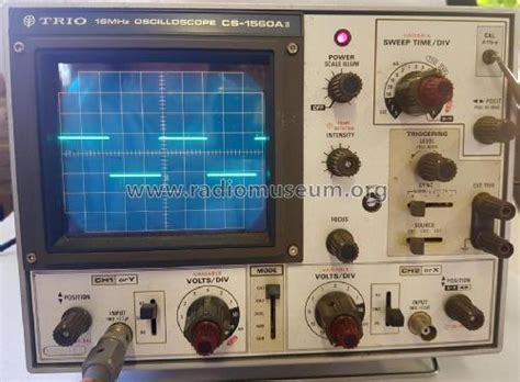 15 Mhz Dual Trace Triggered Sweep Equipment Kenwood Trio