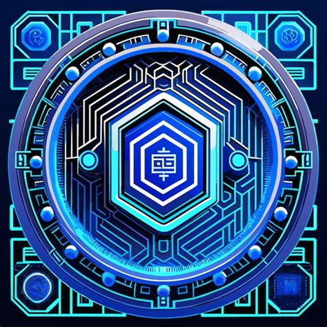 Premium Photo Blue Circuit Digitalcircuit Frame In The Squarerelief