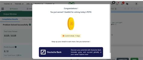 Day9 Geekstreak2024 Deutschebank Sreeja Gandla