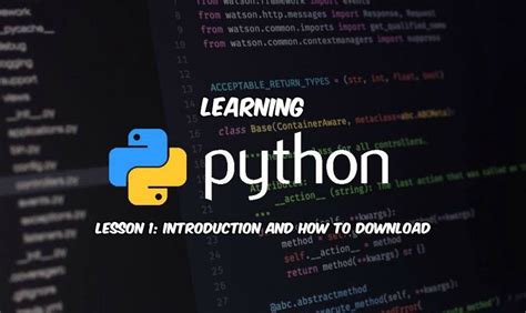 Learning Python Lesson 1 Introduction And How To Download Rishabs
