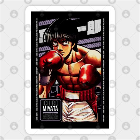 Ichiro Miyata Hajime No Ippo Anime Style Character Cover V1 Miyata Hajime No Ippo Magnet