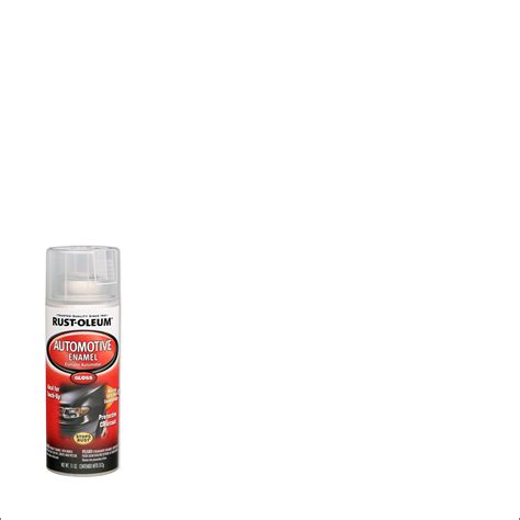 Clear Rust Oleum Automotive Enamel Gloss Protective Spray Paint 257884 11 Oz Walmart Com