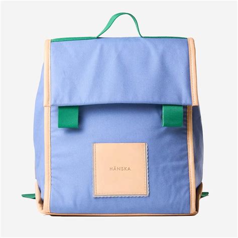 Schultasche Von Hänska Aus Bio Baumwolle Frosty Apple Lila Lämmchen