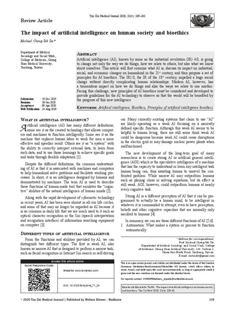 The Impact Of Artificial Intelligence On Human 5 Download Free Pdf Artificial Intelligence