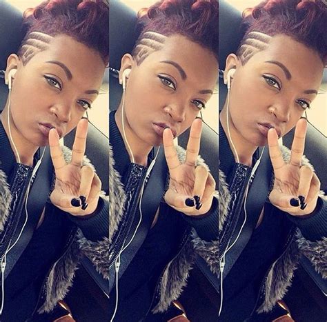 Black Short Hairstyles With Designs Hairstyle Guides