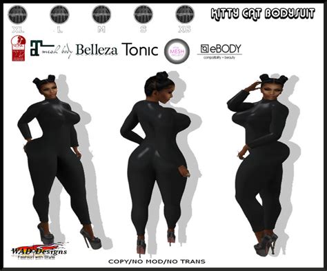 Second Life Marketplace Kitty Cat Suit