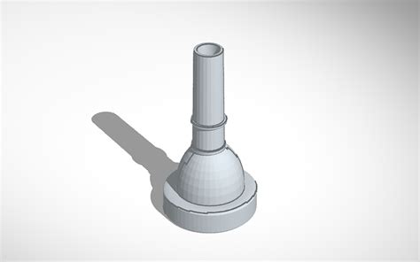 3d Design Trombone Mouthpiece Tinkercad
