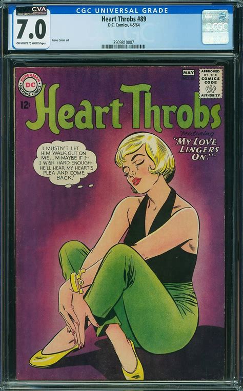 Heart Throbs 89 Club Post Em If You Got Em Silver Age Comic