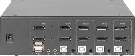 DIGITUS DS KVM Switch Port DisplayPort Dual Display At Reichelt Elektronik