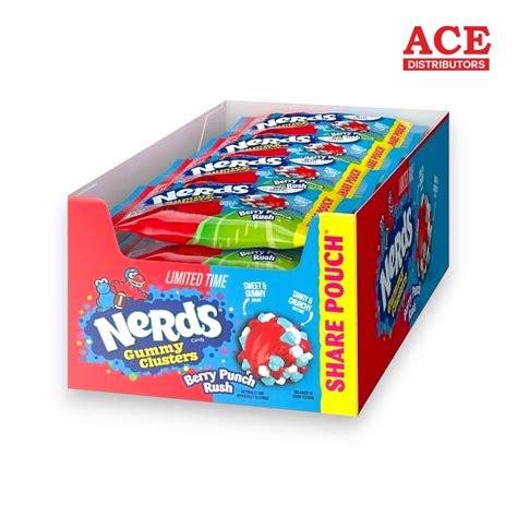 Nerds Gummy Clusters Berry Punch Rush 3oz King 12ct Buy Online Ace