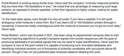 Nanopore Proteomics Is A Pretty Cool Concept And If It Really Breaks Through Weve All Seen