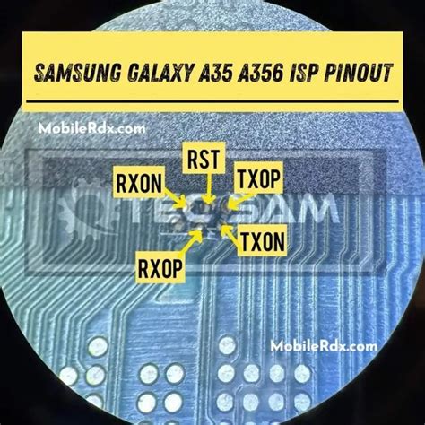 Pinout Del Isp Ufs Del Samsung Galaxy A35 A356 In 2024 Samsung Galaxy Isp Galaxy