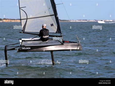 Moth Hydrofoil Sailboat