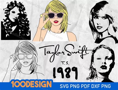 Taylor Swift Svg Bundle Bundle Cricut