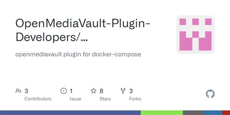 GitHub OpenMediaVault Plugin Developers Openmediavault Compose