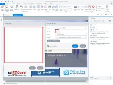 Character Limit For Dynamic Text Entry Fields In Storyline
