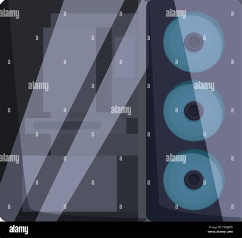 High Performance Gaming Pc Case With A Transparent Side Panel Hi Res Stock Photography And