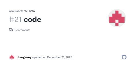 Code · Issue 21 · Microsoftnuwa · Github