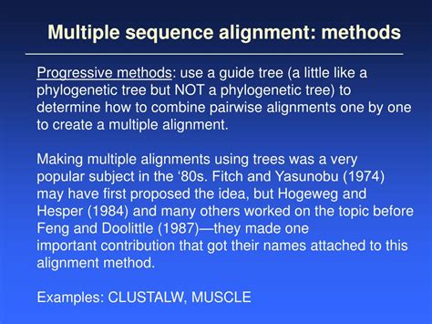 Ppt Multiple Sequence Alignment Tuesday Feb 8 2011 Powerpoint Presentation Id3271306
