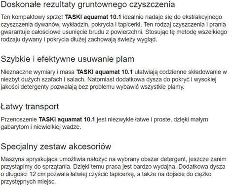 Taski Aquamat 10 1 Eko Partner Sprzedaż Artykułów Higienicznych
