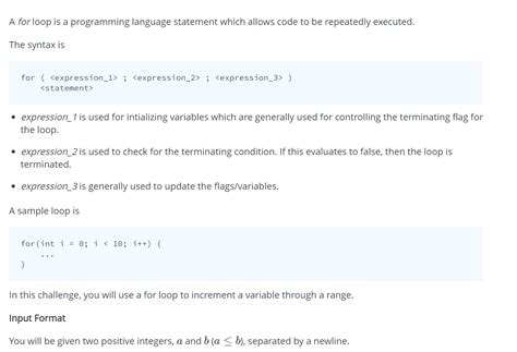 Solved A For Loop Is A Programming Language Statement Which