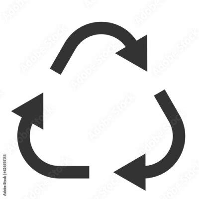 Cycle Arrow Icon Diagram Loading Graph Chart Wall Mural Murals Download Rotation