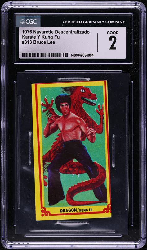 1976 Navarette Futbol Descentralizado Karate Y Kung Fu Bruce Lee 313 Cgc 2 Gd On Fanatics Collect