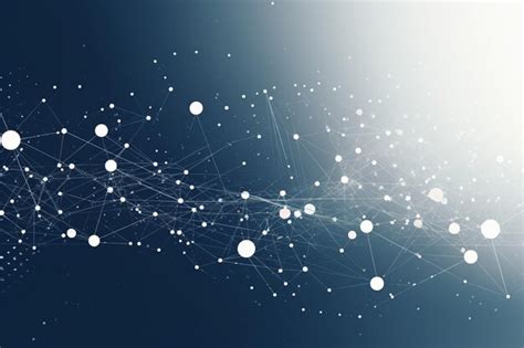 Premium Ai Image A Minimalist Composition Of Interconnected Dots