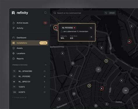 Ev Stations Health Map 대시보드 디자인 디자인