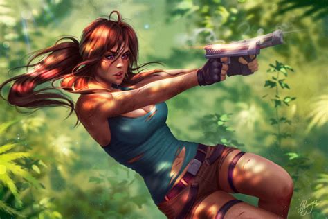 Rule 34 Lara Croft Lara Croft Classic Large Breasts Prywinko Tagme